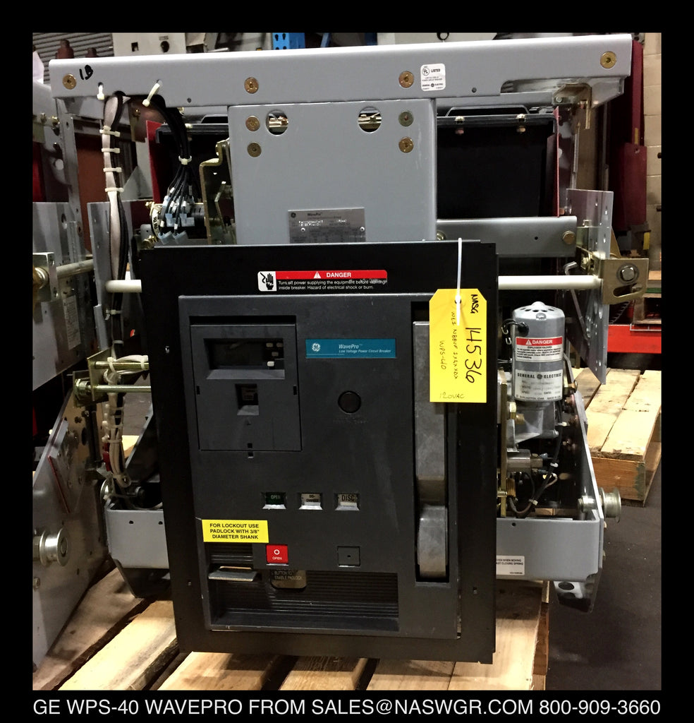 GE WavePro WPS-40 Circuit Breaker (E/O,D/O) - 4000 Amp — North American ...