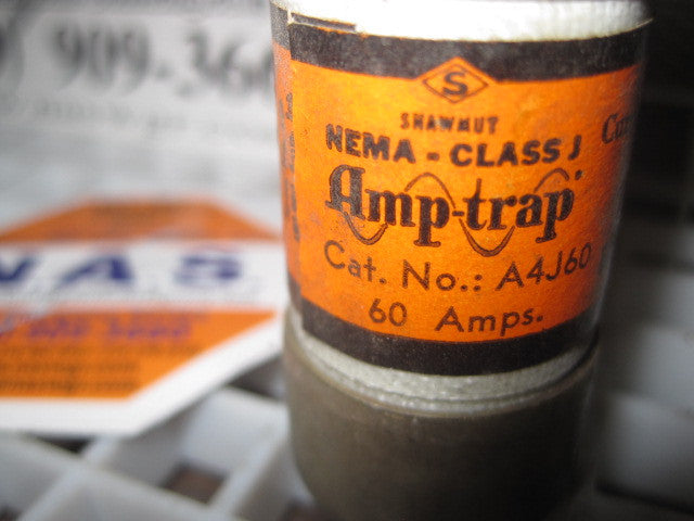A4J60 , Shawmut AmpTrap Fuse PN: A4J60 — North American Switchgear Store
