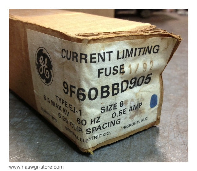 Unused GE 9F60BBD905 Type EJ1 Fuse — North American Switchgear Store