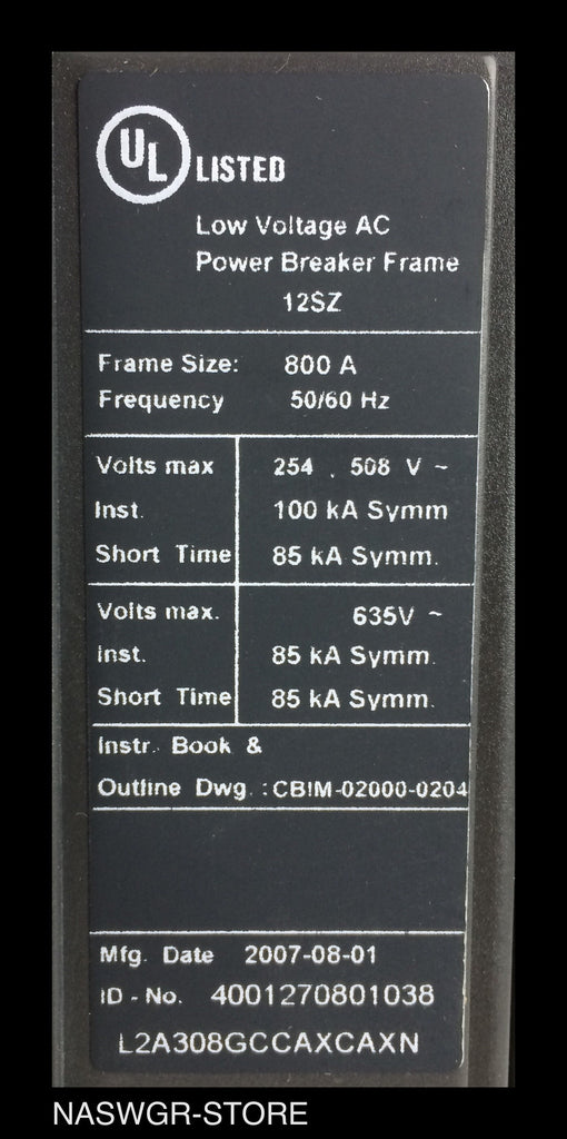 Unused Surplus in Box Siemens L2A308GCCAXCAXN / WLL2A308 Circuit ...