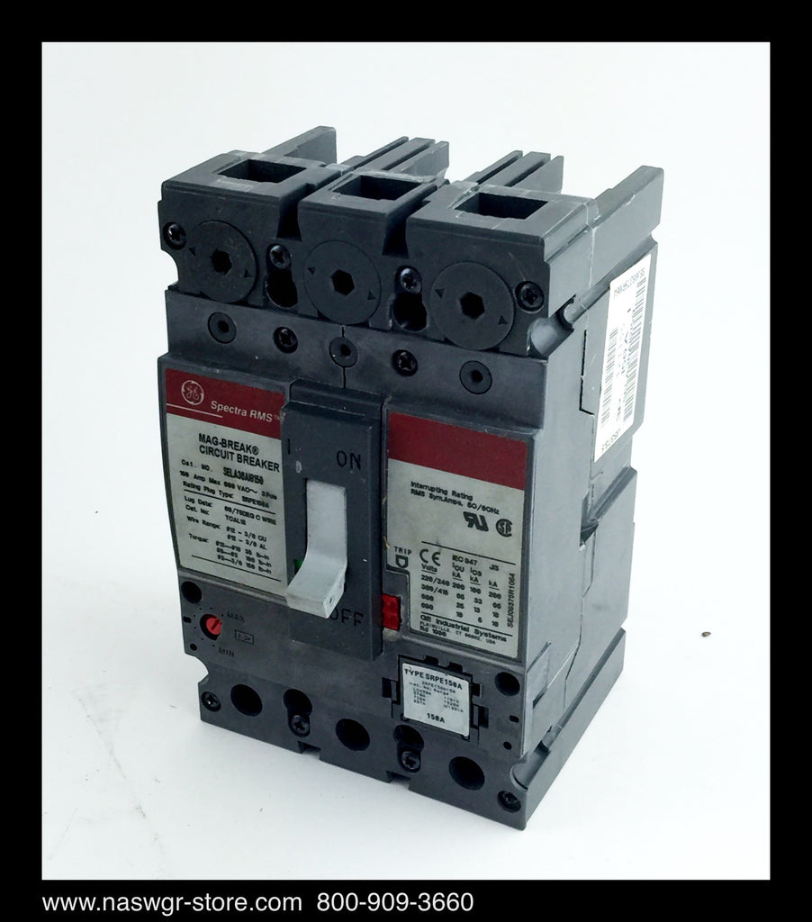 GE Spectra RMS SELA36AI0150 Circuit Breaker - 150 Amp — North American ...