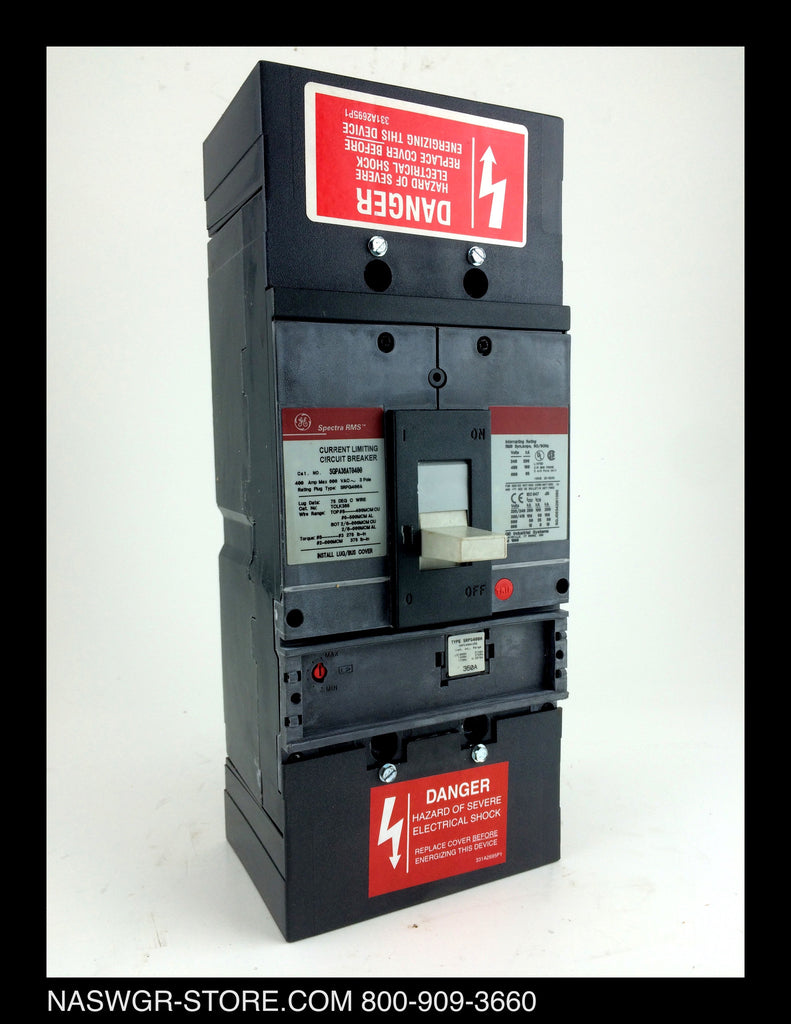 GE Spectra RMS SGPA36AT0400 Circuit Breaker - 350 Amp — North American ...