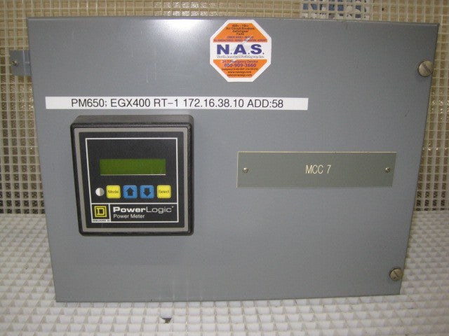 Square D Model 4 MCC Bucket with Power Logic 3020 PM-650 — North ...