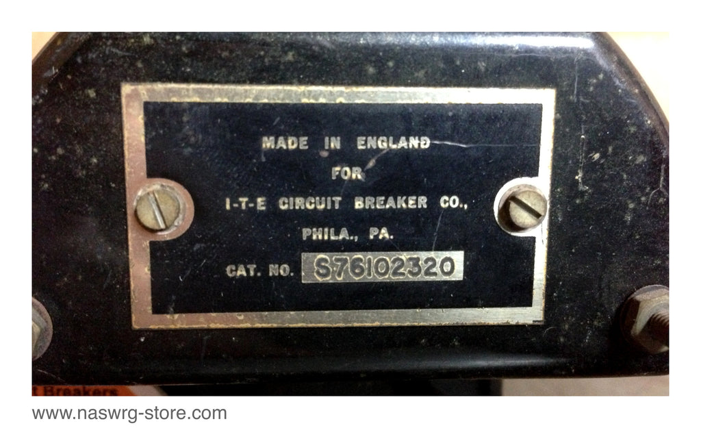 S76102320 , ITE A.C. Volt Meter , 6000 amps , PN: S76102320 — North ...