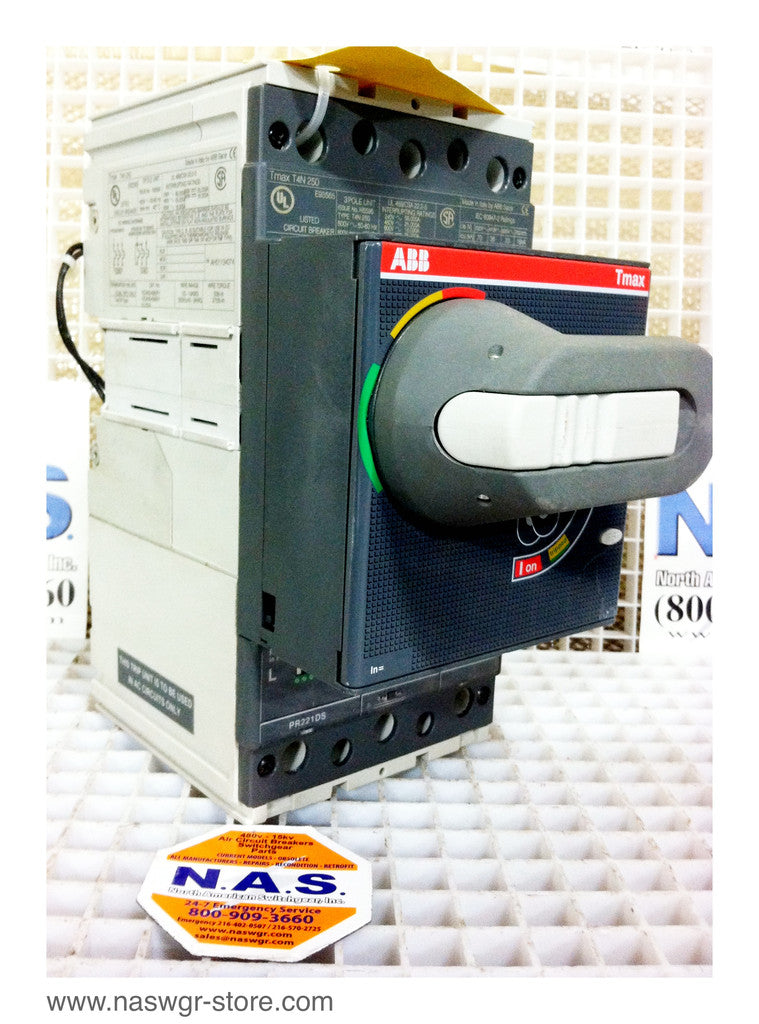 ABB Tmax T4N250 Circuit Breaker with Handle Extension - 250 Amp — North ...