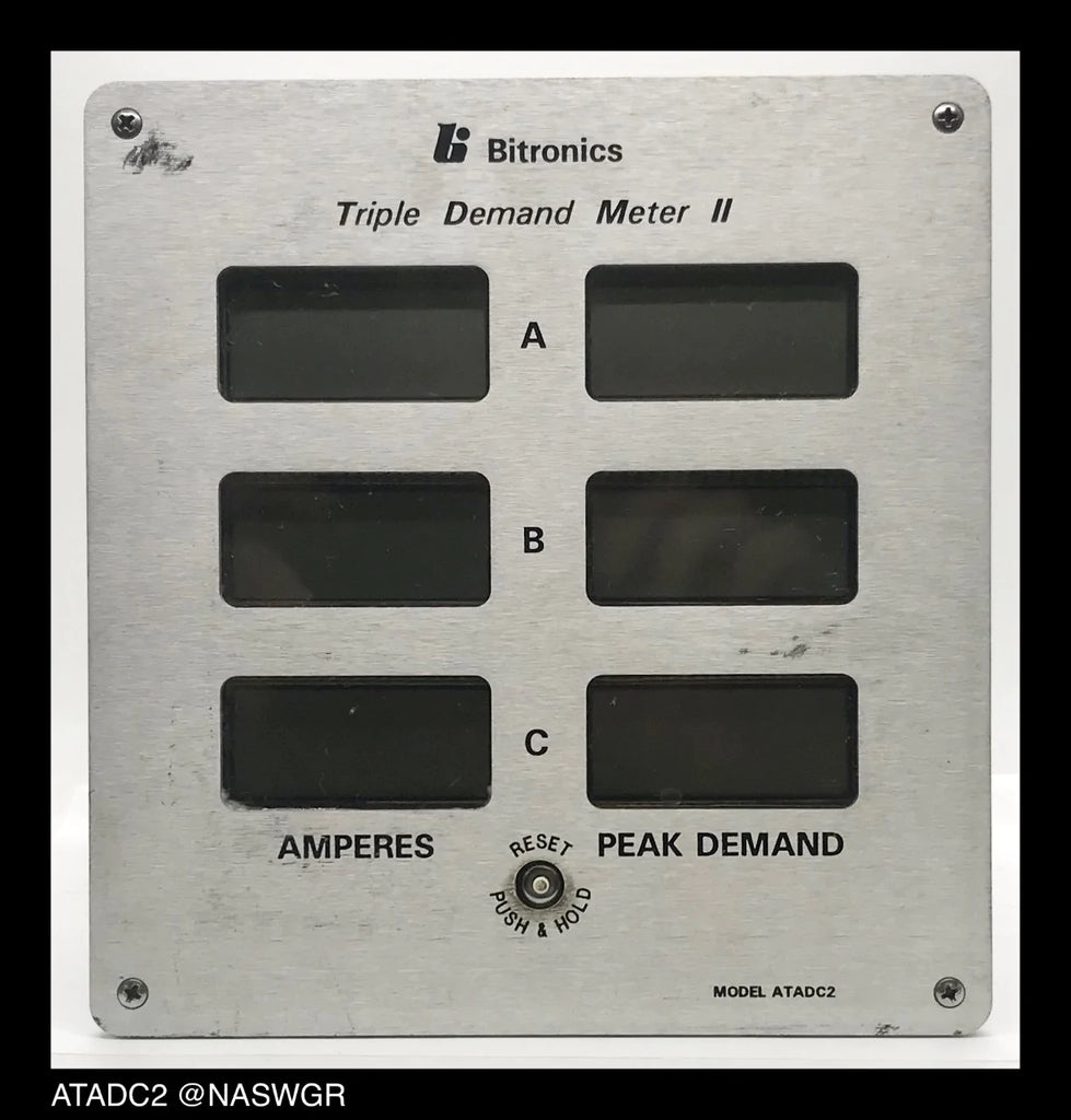 Bitronics ATADC2 Triple Demand Meter II ~ 400:5 — North American ...