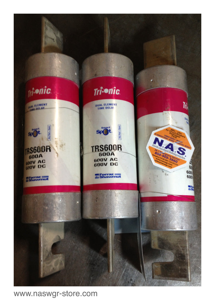 TRS600R , Ferraz Shawmut TRS-600R Fuses , 600 volt 600 amp Smart Spot ...